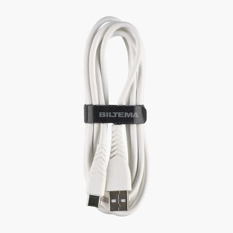 USB-ledning med Type C-stik, 2 m - Biltema.dk