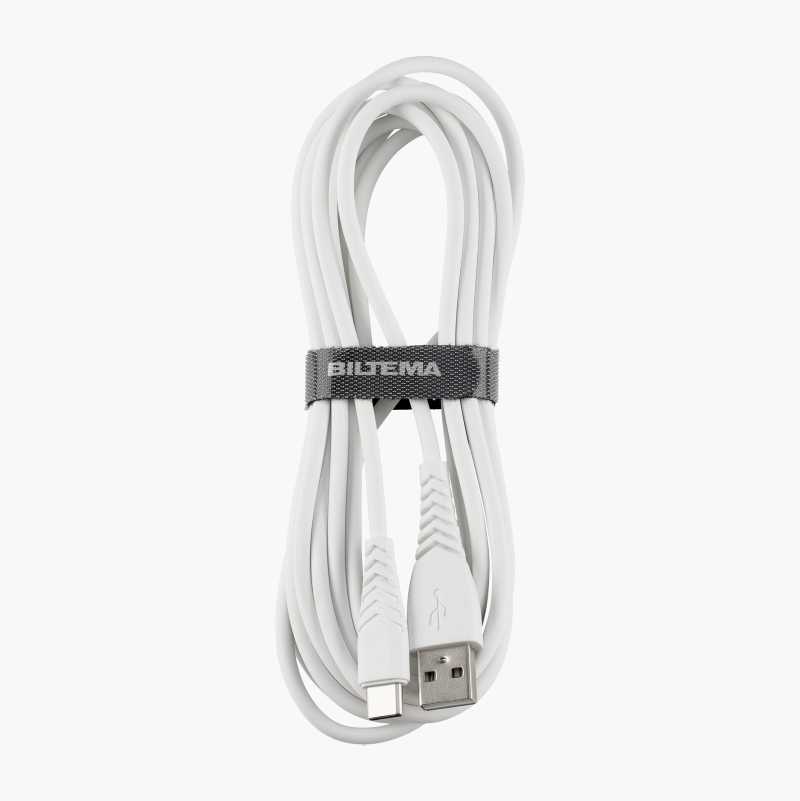 USB-ledning med Type C-stik, 3 m - Biltema.dk