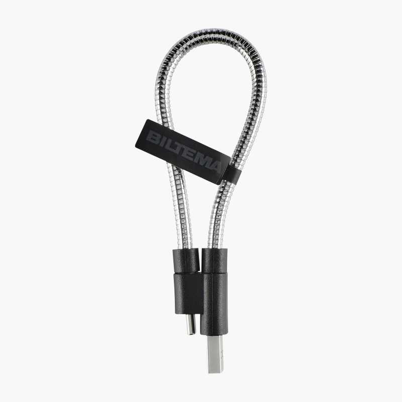 USB cable with Type C connector, 18 cm - Biltema.se