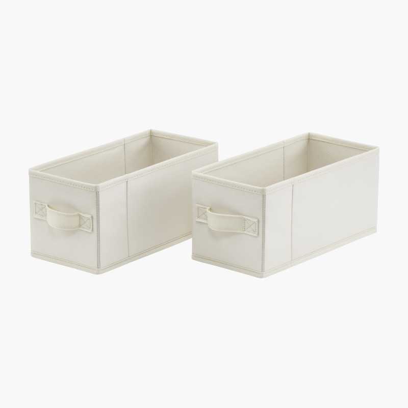 Storage box, 13 x 28 x 13.2 cm, 2 pcs. - Biltema.se