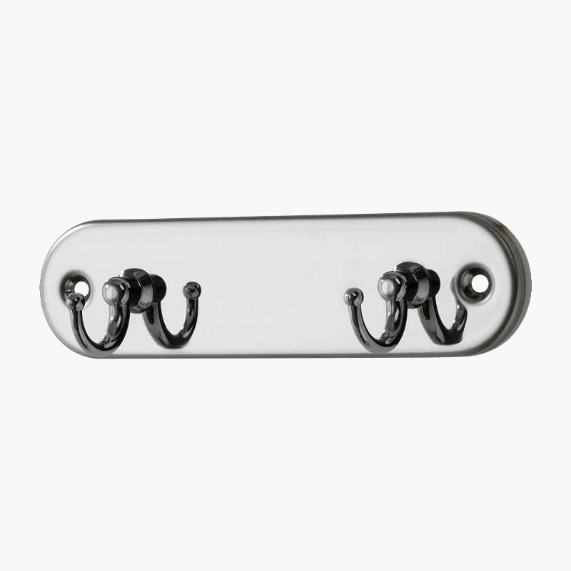 Hand towel hanger, 2 hooks - Biltema.dk