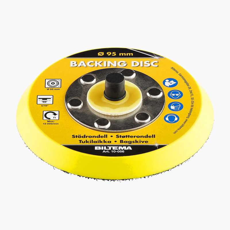 Backing disc, 95 mm, 5/16" - Biltema.fi