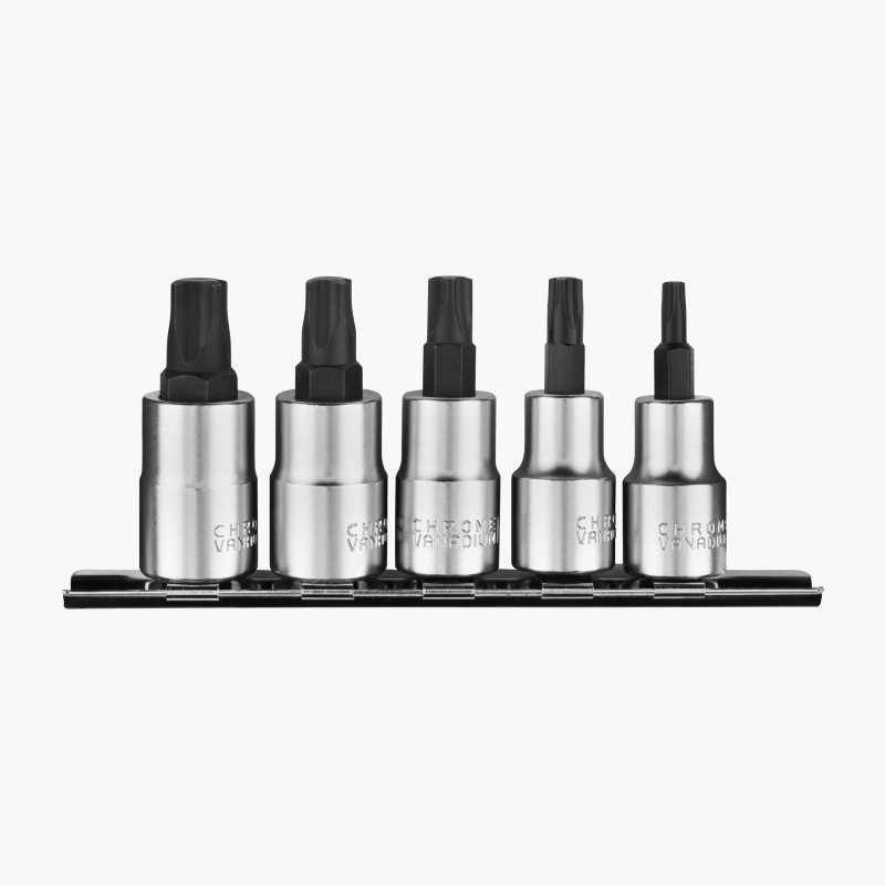Bit socket set MTS Mortorq, 5 parts - Biltema.se