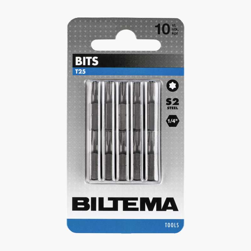 Torxbits T25, 10 st. - Biltema.se