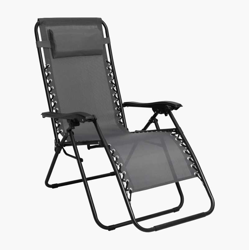 Solstol, grå - Biltema.se