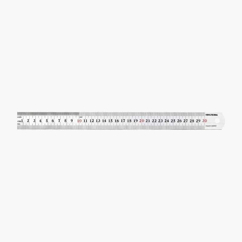 Steel ruler, 1000 mm - Biltema.dk