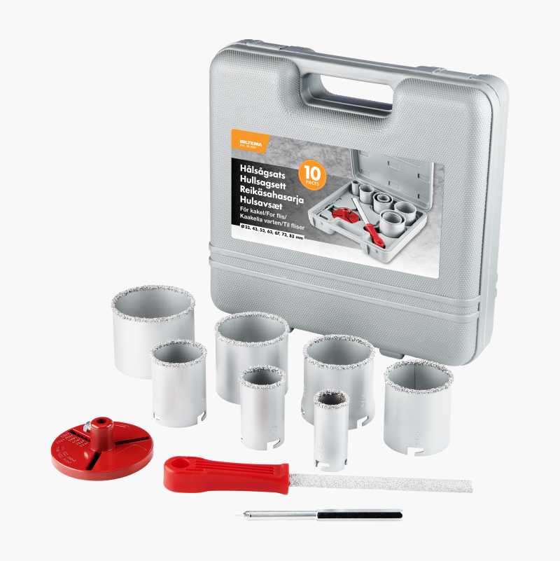 Hole-drilling kit for tiling - Biltema.se