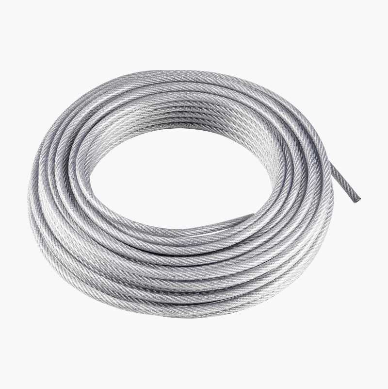 Coated steel wire, 4 mm x 25 m - Biltema.no