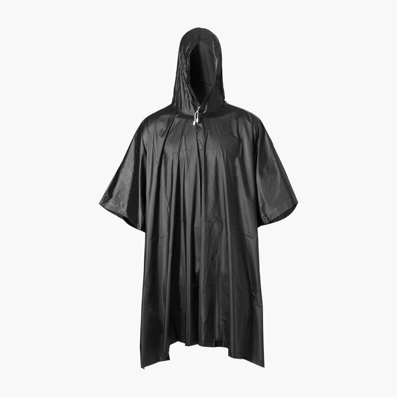 Regnponcho,svart - Biltema.no