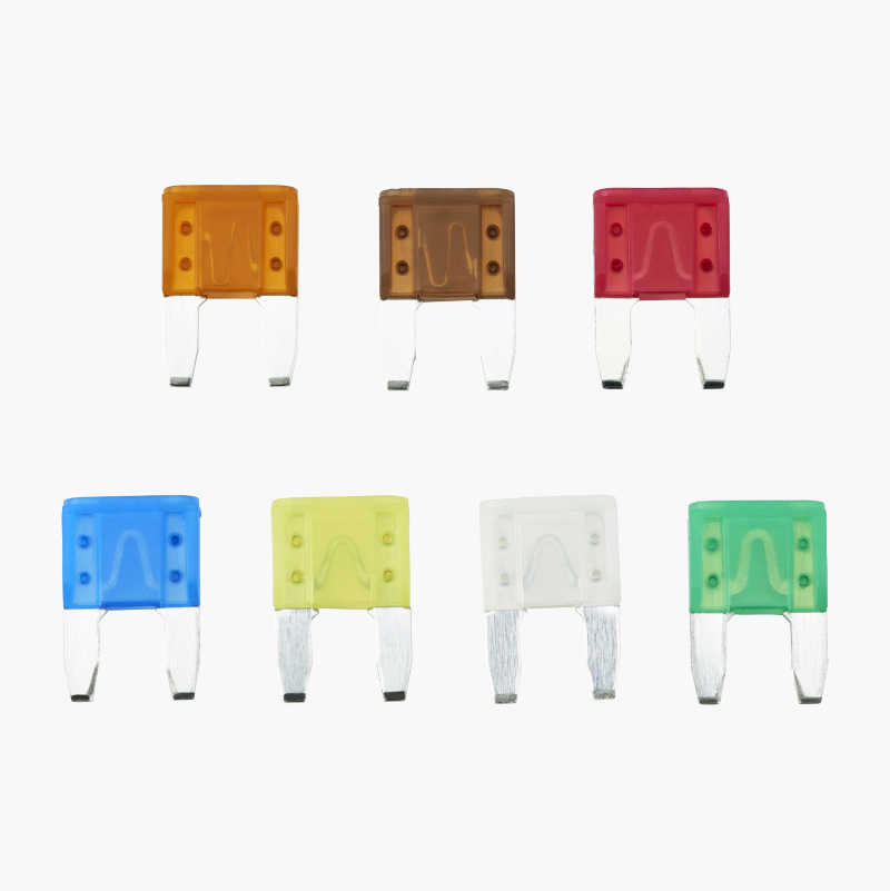 Flat pin fuses, mini, 10-pack - Biltema.no