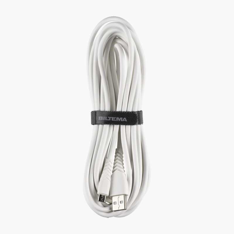 USB-ledning med Micro USB-stik, 5 m - Biltema.dk