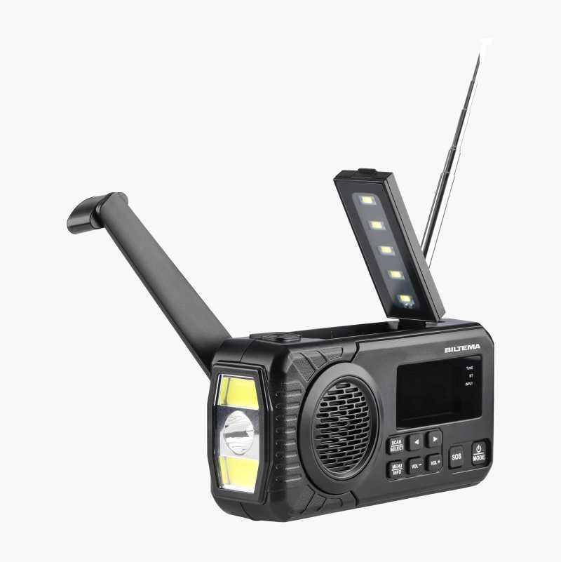 Hand Crank Radio, DAB/FM - Biltema.se