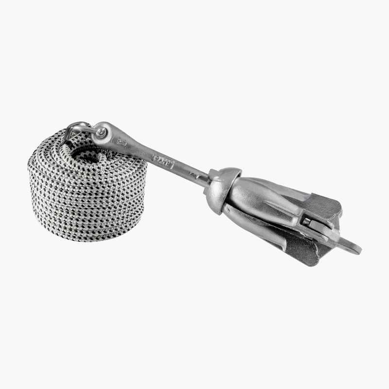 Drag anchor with anchor rope, 4 kg - Biltema.se