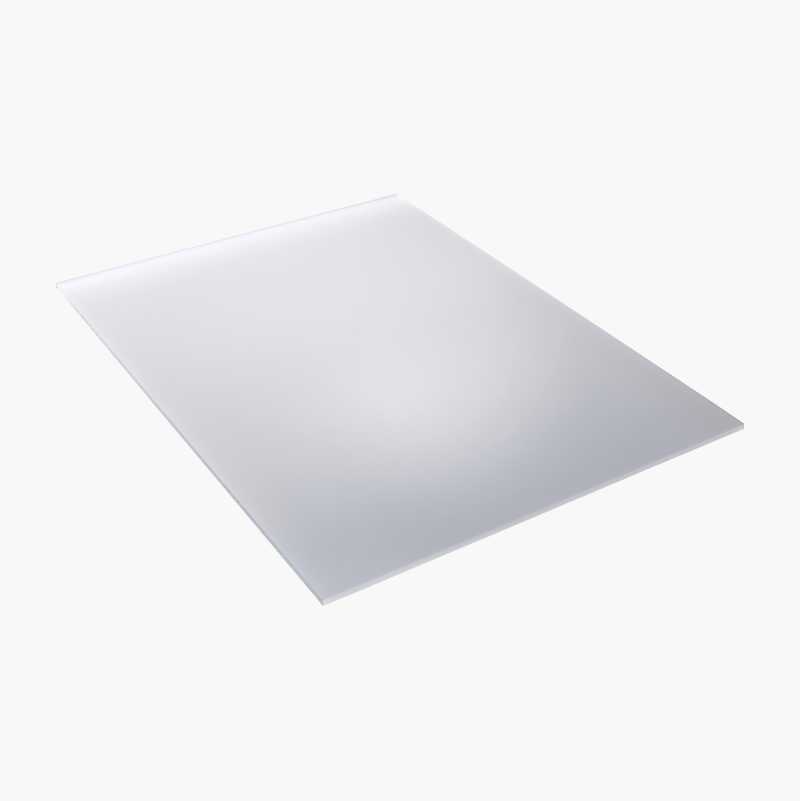 Plastglas, opalhvidt, 1200 x 800 x 3 mm - Biltema.dk