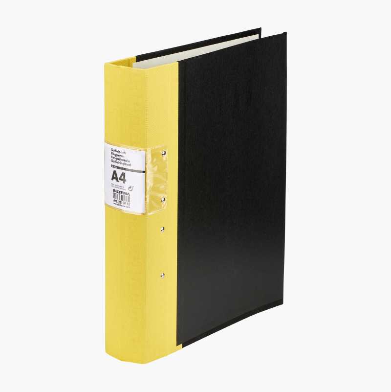 Ring binder A4, yellow - Biltema.se