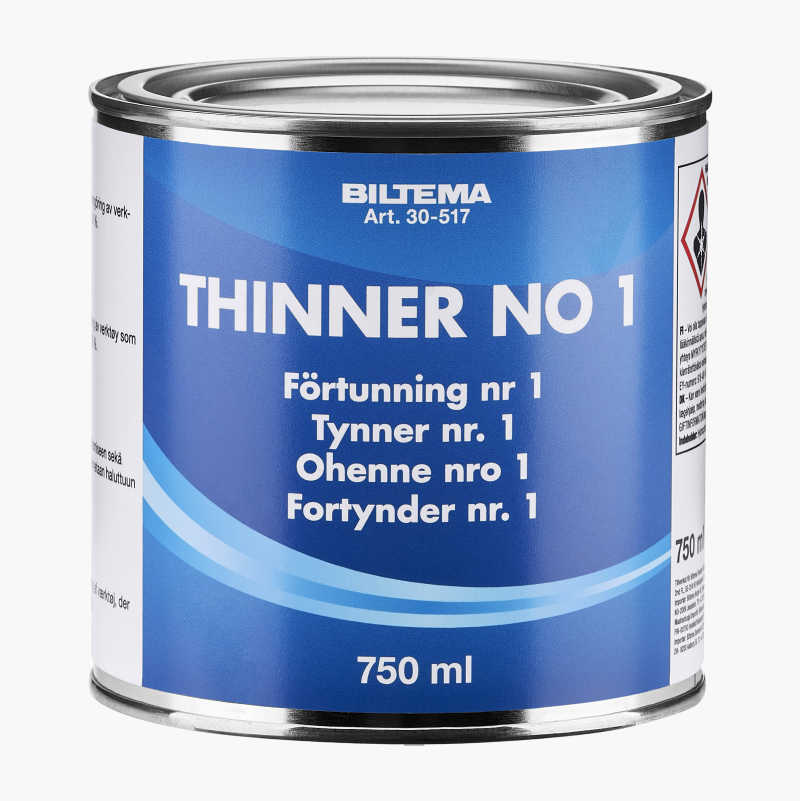 Thinner No. 1, 0.75 litre - Biltema.dk
