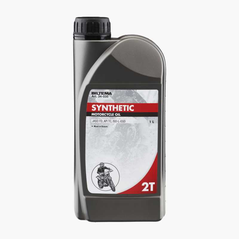 Two-stroke oil, synthetic, 1 L - Biltema.no