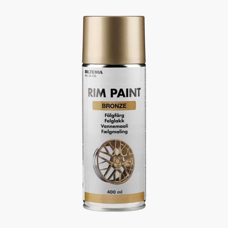 Rim paint, bronze-metallic, 400 ml - Biltema.no