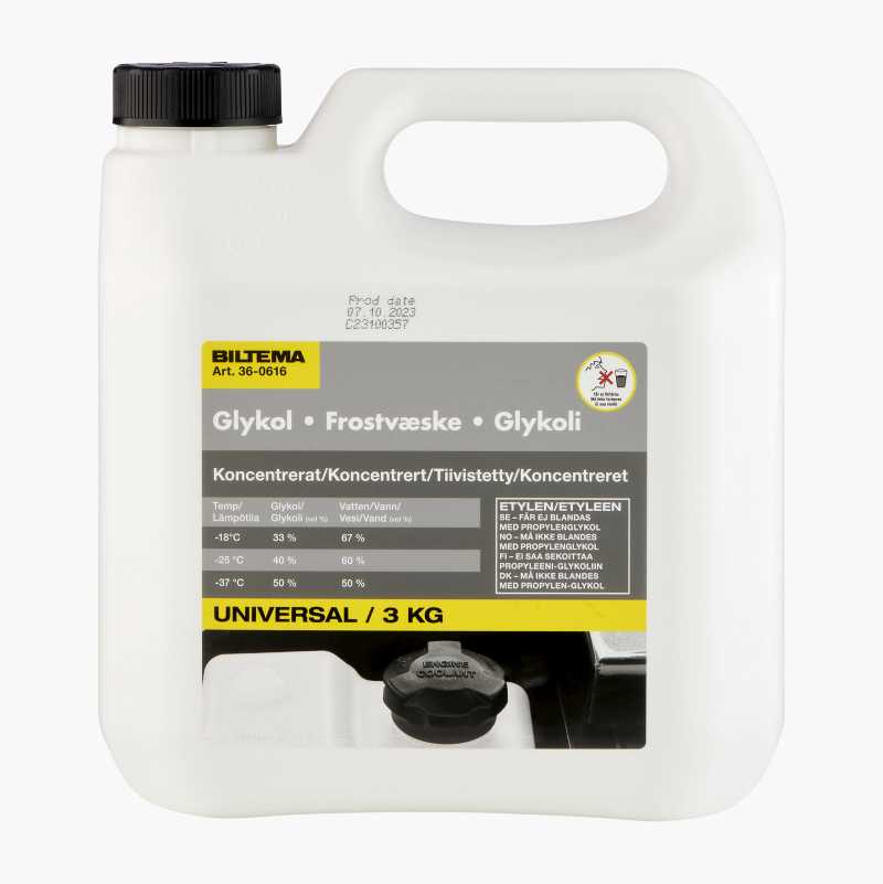 Glykol universal, koncentrerad, 3 kg - Biltema.se