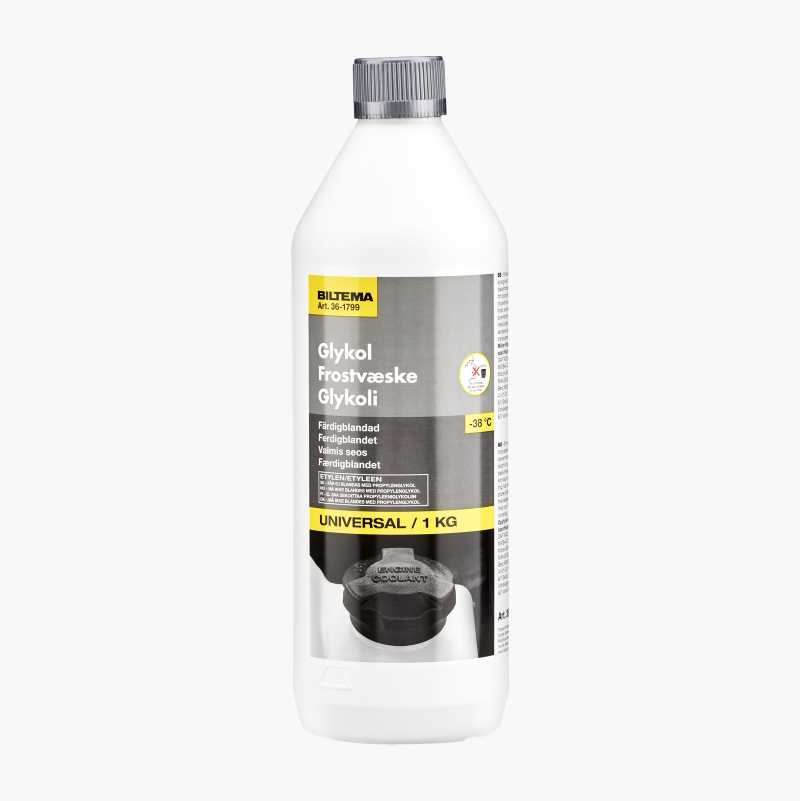 Glykol Universal, färdigblandad, 1 kg - Biltema.se