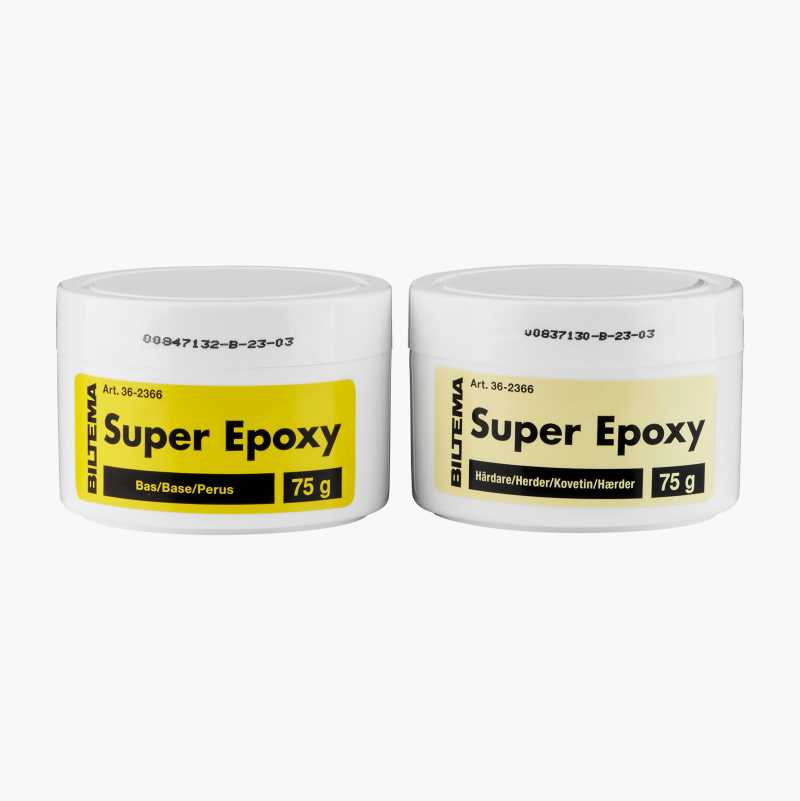 Epoxy, Super-Strong, 2 x 75 ml - Biltema.se