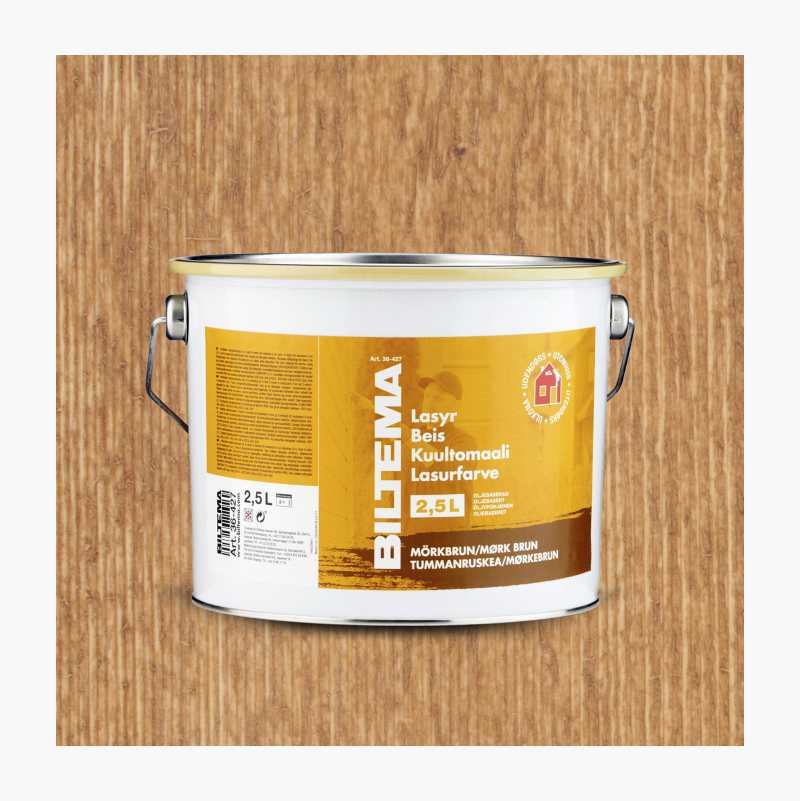 Beis, mørk brun, 2,5 liter - Biltema.no