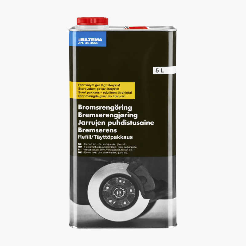 Brake cleaning, refill 5 litre - Biltema.dk