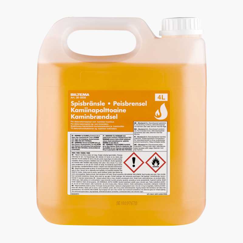 Ethanol fuel, 4 litre - Biltema.dk