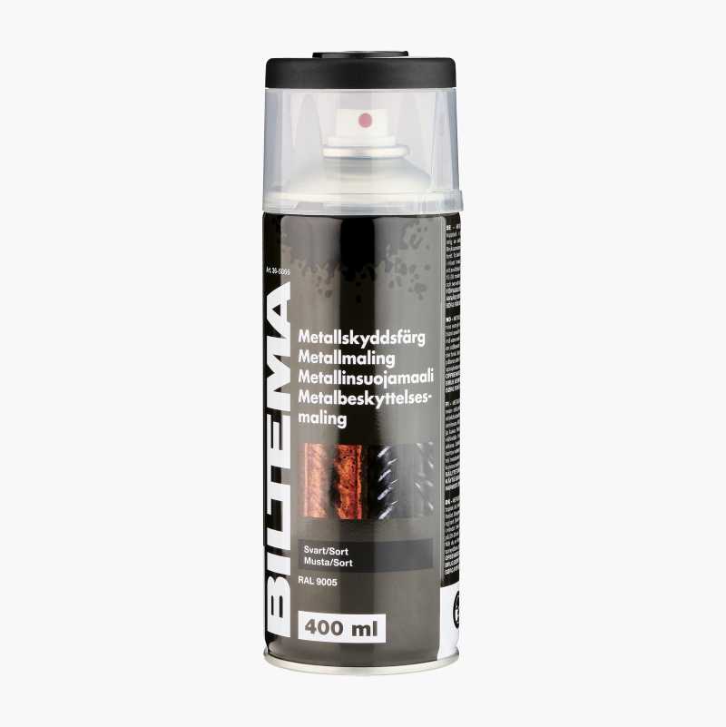 Metal Protection Paint, black, 400 ml - Biltema.fi
