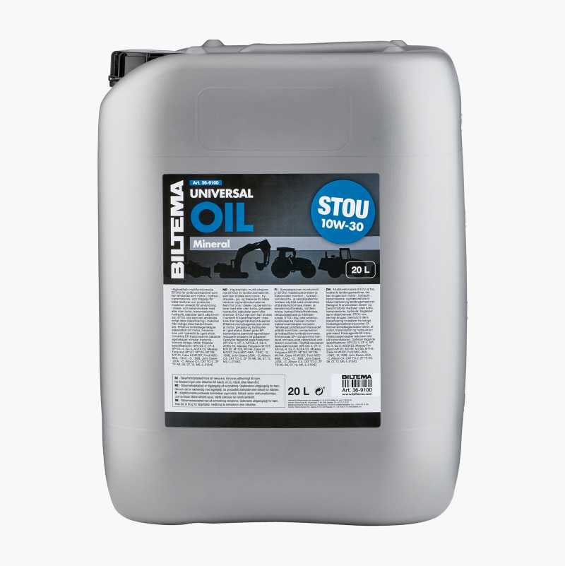 Universal oil STOU 10W-30, 20 litre - Biltema.no