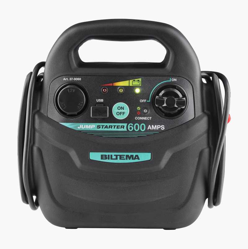 Apukäynnistin, 12 V, 600 A - Biltema.fi