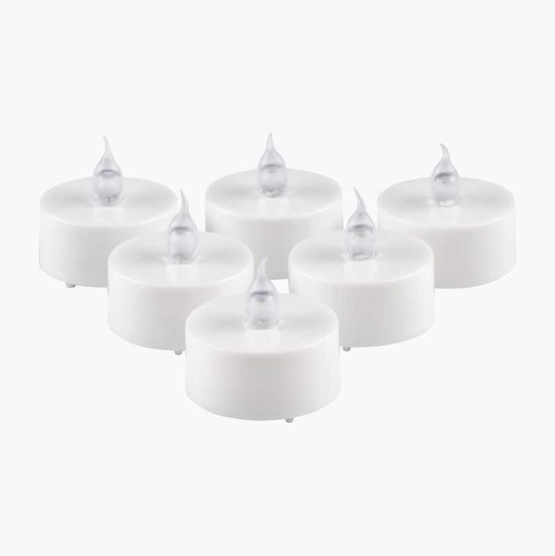 LED-fyrfadslys, 6-pak - Biltema.dk