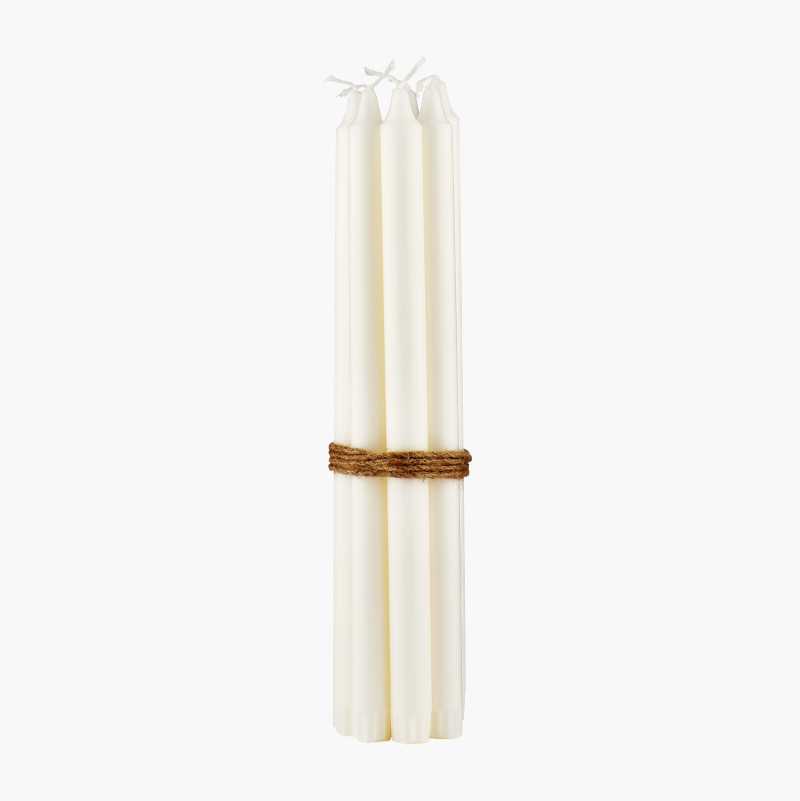 Candles of stearin 35 cm, 8-pack - Biltema.no