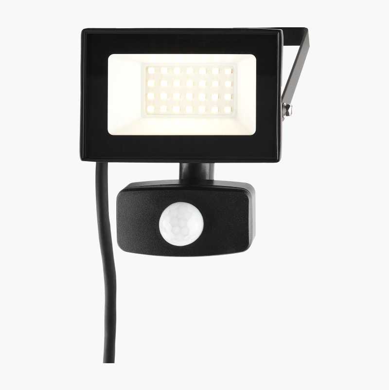 LED-valonheitin liiketunnistimella, 20 W - Biltema.fi