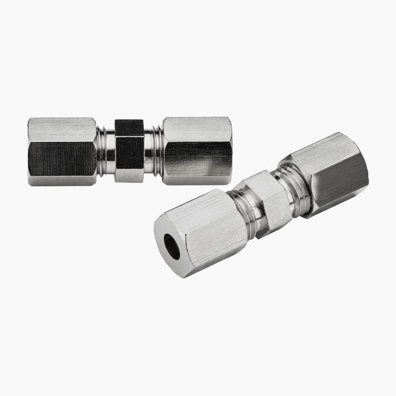 Copper-nickel/steel brake pipe joint fitting, 2 pcs - Biltema.dk