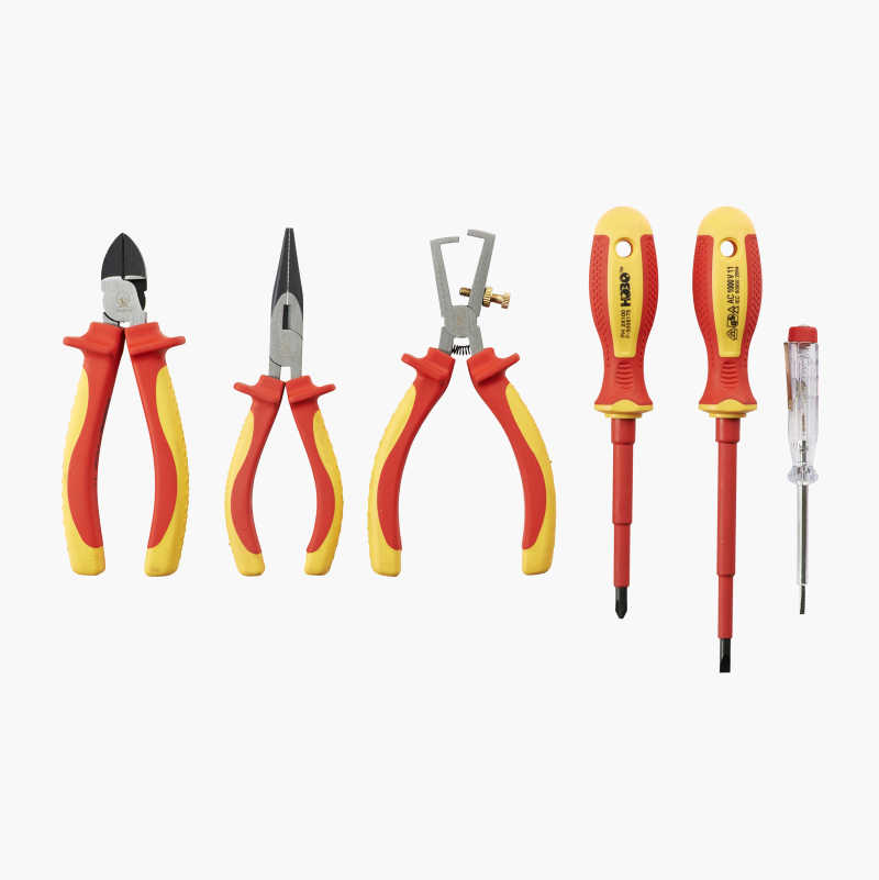 Tool kit, VDE, 6 pcs - Biltema.se