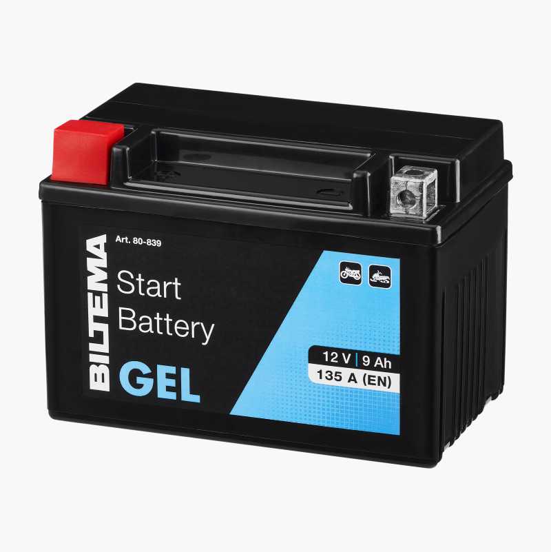 MP-akku geeli, 12 V, 9 Ah, 151 x 88 x 107 mm - Biltema.fi