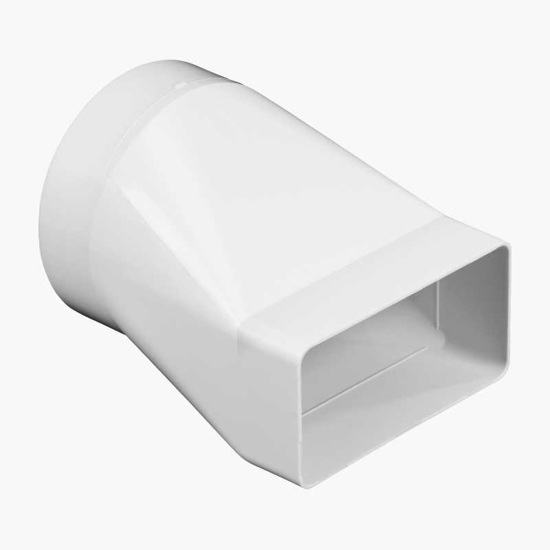 Transition, rectangular to round, ∅100 mm - Biltema.se