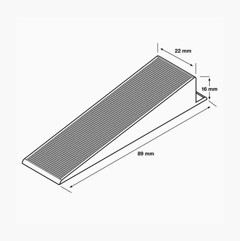 Level wedges, 50-pack - Biltema.fi
