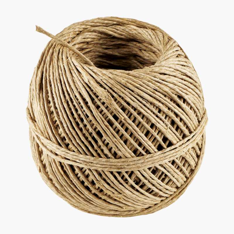 Hemp string, 1,5 mm x 50 m - Biltema.se