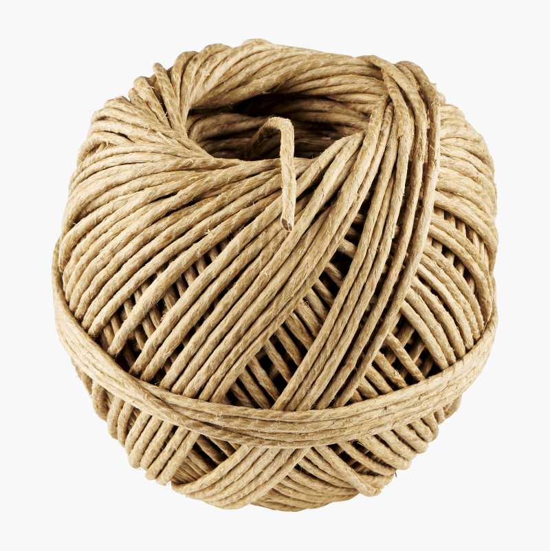 Hemp string, 3 mm x 50 m - Biltema.se