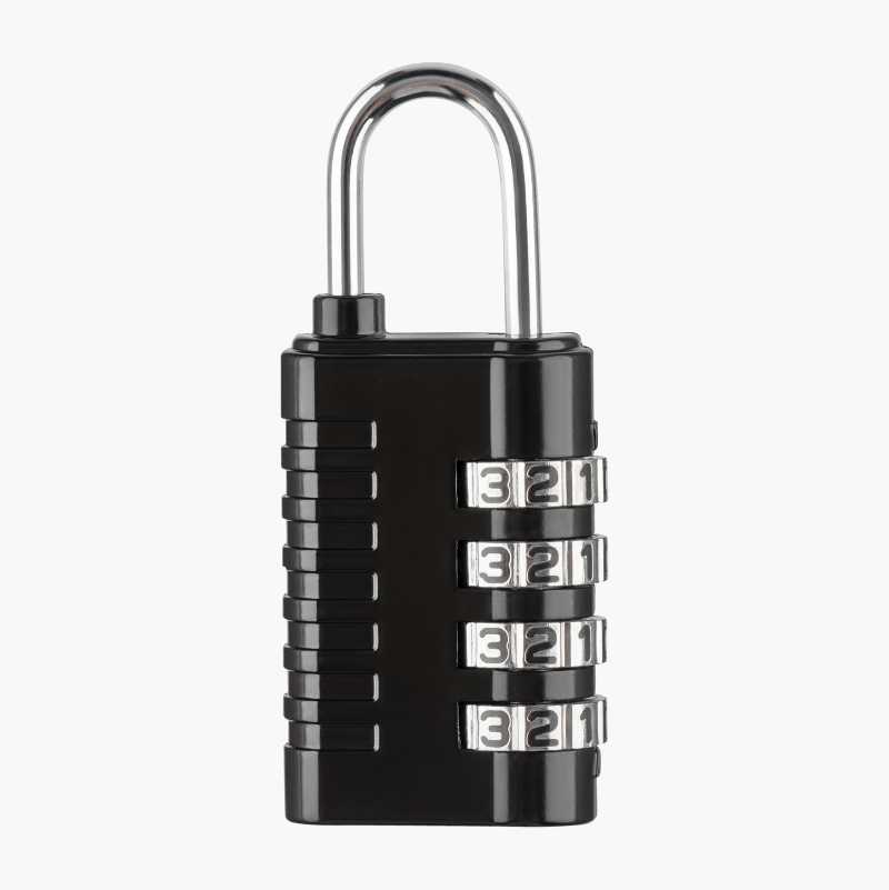 Combination padlock, 4 code discs - Biltema.se