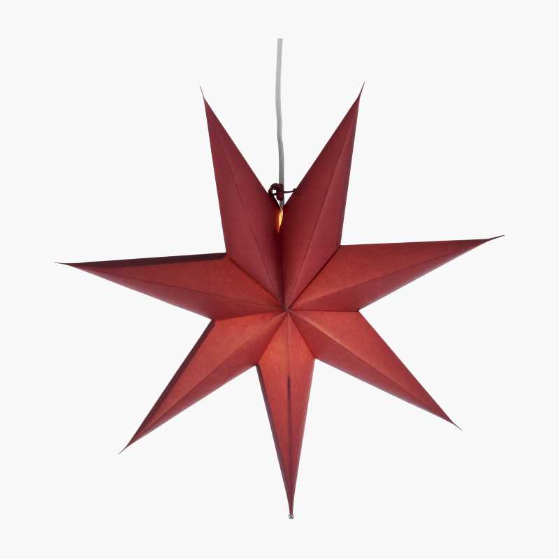 Julestjerne rød, 45 cm - Biltema.dk