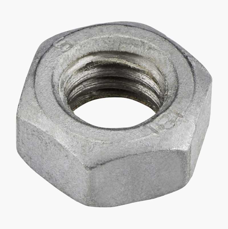 Mutter M8, varmforsinket, 10 stk. - Biltema.no