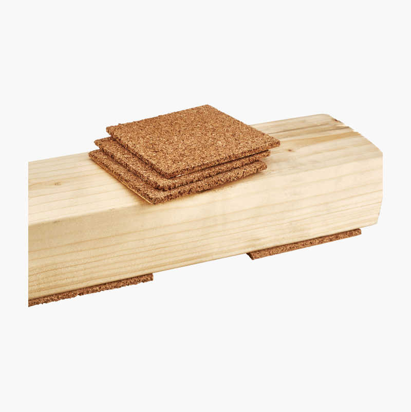 Cork Spacers, 70 x 70 x 3 mm, 25-pack - Biltema.se