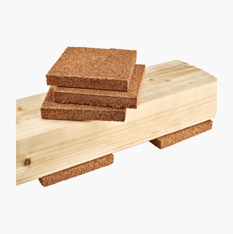 Cork Spacers, 70 x 70 x 10 mm, 25-pack - Biltema.se
