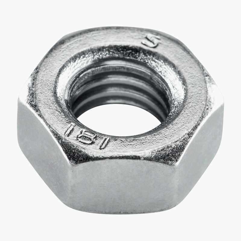 Mutter M8, elförzinkad, 100 st. - Biltema.se