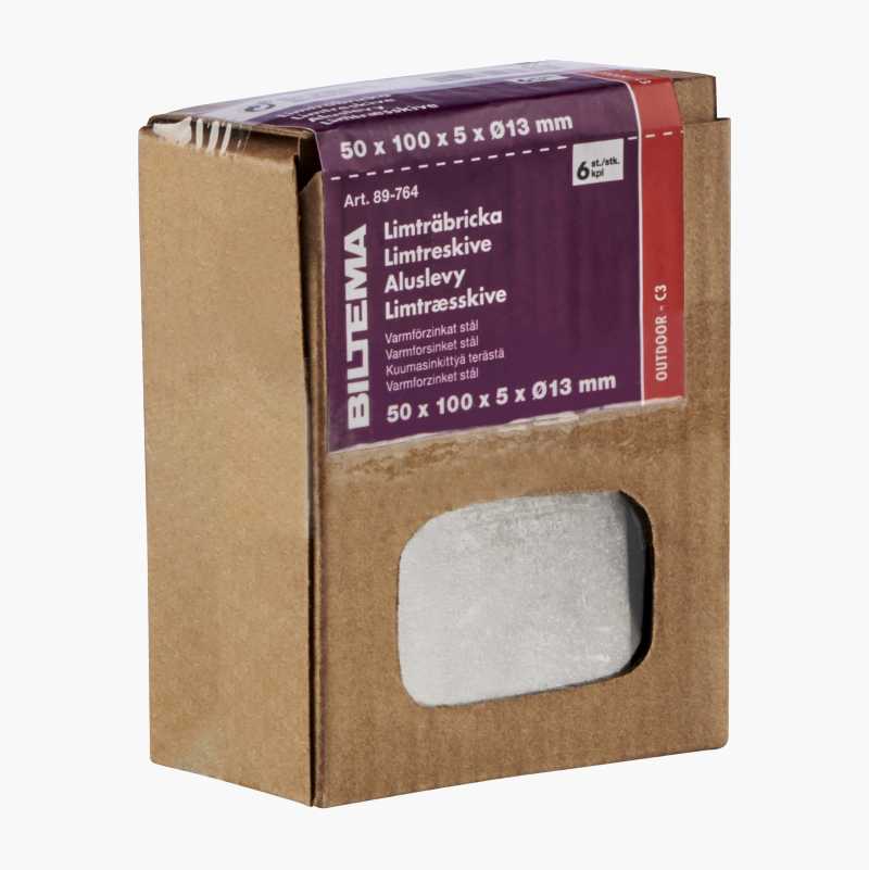 Limtræsskive 50 x 100 x 5 x Ø13 - Biltema.dk