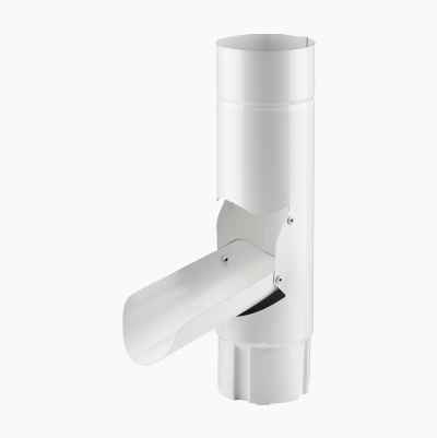 Tagrender og nedløbsrør, hvid - Biltema.dk