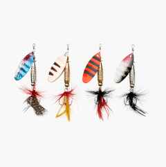 Fiske spinnere i flere farver & størrelser - Biltema.dk
